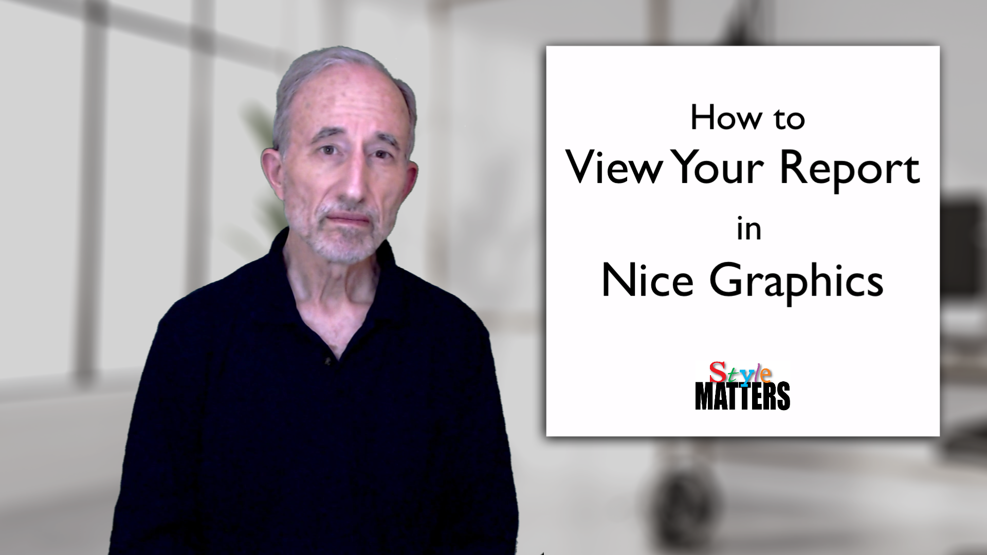 Instructions to View Report in Best Format